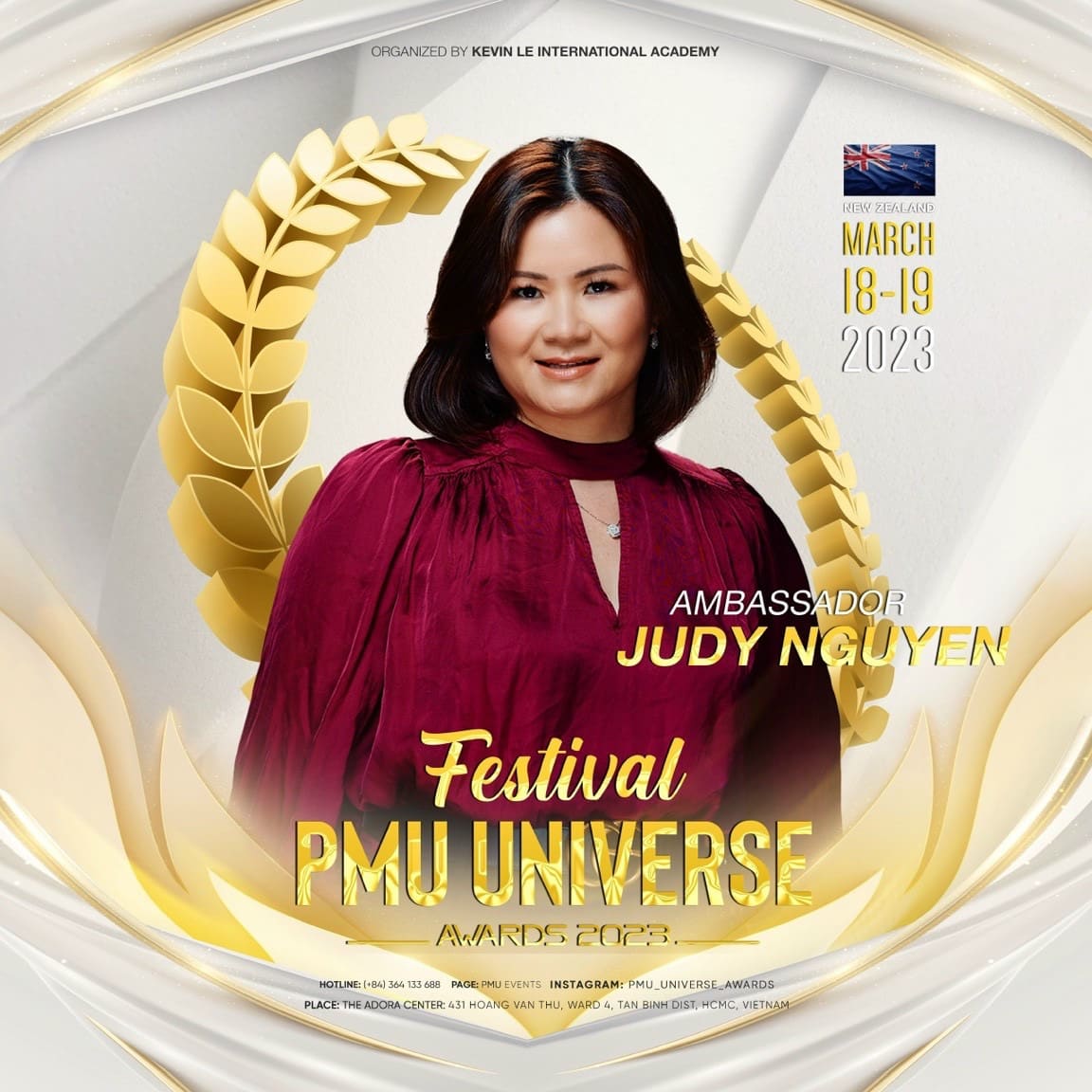 Judy Nguyen – CEO Fabulash Brows & Beauty Academy góp mặt tại Festival PMU Universe Awards 2023 ...